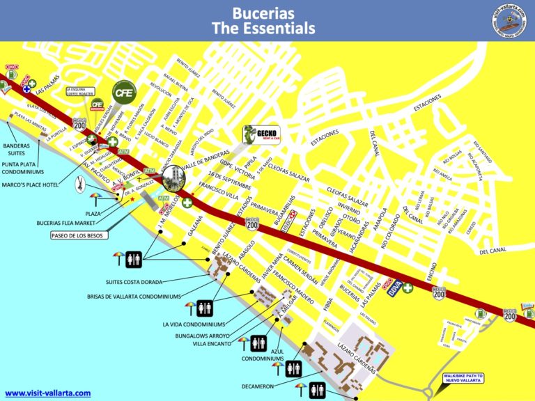 Bucerias Maps: Neighborhoods, Restaurants & Guides [2026]